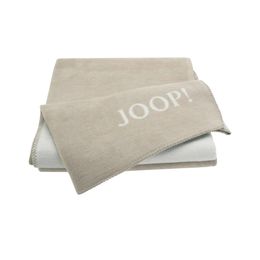 JOOP! Wohndecke JOOP! Uni-Doubleface beige Baumwollmischgewebe Ma&szlig;e (cm): B: 150 &raquo; M&ouml;bel Kraft