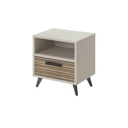 M&ouml;bel Kraft Nachtkommode beige Ma&szlig;e (cm): B: 50,4 H: 55,5 T: 40.5 &raquo; M&ouml;bel Kraft