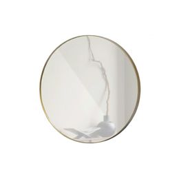 Woood Spiegel gold Metall,Glas Ma&szlig;e (cm): H: 80 &Oslash;: 80.0 &raquo; M&ouml;bel Kraft