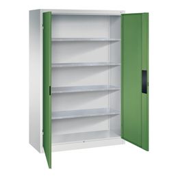 C+P Schwerlastschrank Acurado, 1950x1200x500mm, 7035/6011 ; C + P M&ouml;belsysteme (8931-052|S10388)