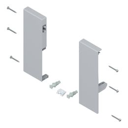 Blum TANDEMBOX Fronthalter, H&ouml;he C, f&uuml;r Innenauszug mit 1-fach Reling, links/rechts, f&uuml;r TANDEMBOX antaro, weissgrau (03213636)