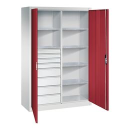 C+P Werkzeugschrank mit Schubladen Acurado, 1950x1200x500mm, 7035/3003 ; C + P M&ouml;belsysteme (8931-305|S10344)