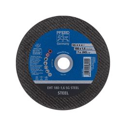 Pferd TOOLS Trennscheibe EHT 180x1,6x22,23 mm gerade Leistungslinie SG STEEL f&uuml;r Stahl (61326122)