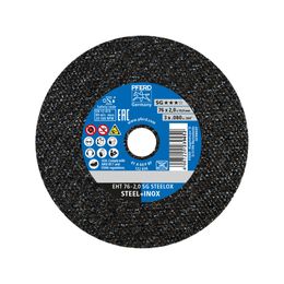 Pferd TOOLS Klein-Trennscheibe EHT 76x2,0x10mm gerade Leistungslinie SG STEELOX f&uuml;r Stahl/Edelstahl (65508021)