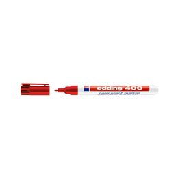 Edding Permanentmarker 400 rot Rundspitze Strichbreite ca.1mm (4-400-002 ROT)