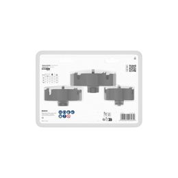 Bosch Wood and Drywall Lochs&auml;gen-Set mit Aufsteckhalter+Zentrierbohrer, 68/86/100x27mm (2608594503)