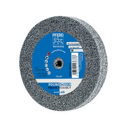 Pferd TOOLS POLINOX verpresstes Vlies-Rad PNER &Oslash; 75x13 mm Bohrung-&Oslash; 6 mm Weich SIC Fein f&uuml;r Finish (44691647)