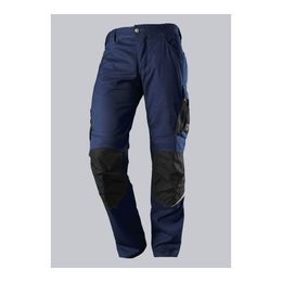 BP&reg; Leichte Arbeitshose mit Kniepolstertaschen, nachtblau/schwarz, Gr. 48, L&auml;nge n (1998-570-1432-48-n)