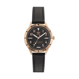 adidas originals Quartz Analog Watch ' Ao Fashion Edition Three Small ' Damen Gr&ouml;&szlig;e One Size gold / schwarz