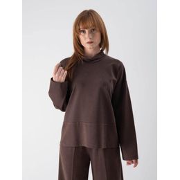 MND Sweatshirt Damen Gr&ouml;&szlig;e S/L dunkelbraun
