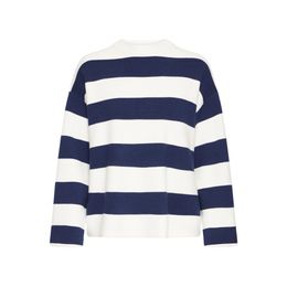 B.Young Pullover 'BYOTARI' Damen Gr&ouml;&szlig;e S navy / wei&szlig;