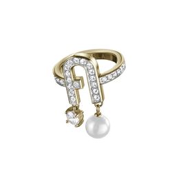 Furla Jewellery Ring 'Furla arch pearl' Damen Gr&ouml;&szlig;e 58 gold