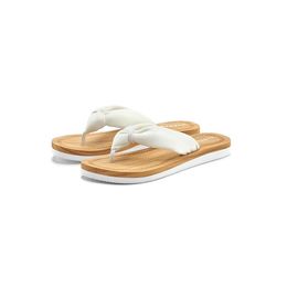 ELBSAND Badezehentrenner 'Sandale,Badelatsche,Flip Flop,Mule, Pantolette,Badeschuhe,Sommerschuhe' wei&szlig; Gr. 44 f&uuml;r Damen