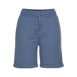 BENCH. LOUNGEWEAR Bermudas mehrfarbig Gr. 32/34 f&uuml;r Damen. Mit Logoschriftzug, Logodruck. Basic. Nachhaltig.