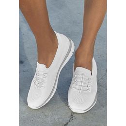 Lascana Sneaker 'Slipper, Halbschuh, Slip-On-Sneaker,' wei&szlig; Gr. 40 f&uuml;r Damen
