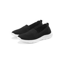 Lascana Slipper 'Halbschuh, Sneaker, Slip-On-Sneaker,' schwarz Gr. 39 f&uuml;r Damen