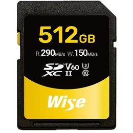 Wise SDXC UHS-II V60 512GB
