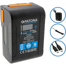 Patona Platinum V-Mount Akku BP-99W inkl. Hardcase