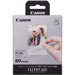 Canon XC-60L Sticker/Ink Set 60 Blatt 54x85mm Kreditkartenformat