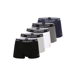 Lyle & Scott Lyle & Scott Boxershorts 'MILLER' Herren Gr&ouml;&szlig;e XS navy / hellgrau / dunkelgrau / wei&szlig;