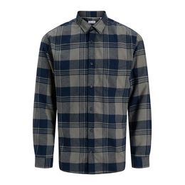 Jack & Jones Jack & Jones Hemd 'JJJames' Herren Gr&ouml;&szlig;e XXL navy / grau