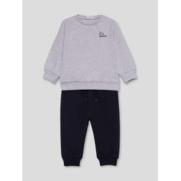 Street MONKEY 2tlg. Outfit in Grau/ Schwarz - 53% | Gr&ouml;&szlig;e 62 | Baby-sweatshirts-jacken