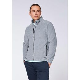 Chiemsee Fleecejacke in Grau - 41% | Gr&ouml;&szlig;e L | Herren-pullover-sport