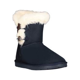 Geographical Norway Winterstiefel "Olady" in Dunkelblau - 70% | Gr&ouml;&szlig;e 38 | Damen-stiefel