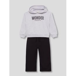 Street MONKEY 2tlg. Outfit in Schwarz/ Grau - 43% | Gr&ouml;&szlig;e 104 | Kinder-sweatshirts-jacken
