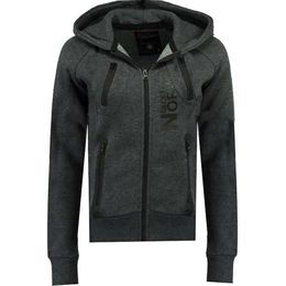 Geographical Norway Sweatjacke "Gosepha" in Dunkelblau - 63% | Gr&ouml;&szlig;e S | Damen-sweatshirts-jacken