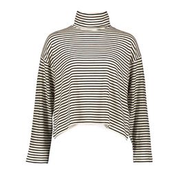 V&eacute;ro Moda Vero Moda Longsleeve in Beige/ Schwarz - 57% | Gr&ouml;&szlig;e L | Damen-tops