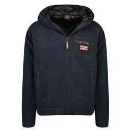Geographical Norway Fleecejacke in Dunkelblau - 70% | Gr&ouml;&szlig;e S | Herren-pullover-sport