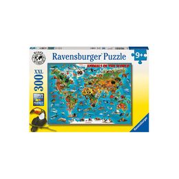 Ravensburger 300tlg. Puzzle " Tiere rund um die Welt" - ab 9 Jahren - 14% | Gesellschaftsspiele