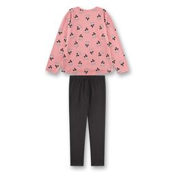 Sanetta Pyjama in Rosa/ Anthrazit - 32% | Gr&ouml;&szlig;e 164 | Kinder-waesche