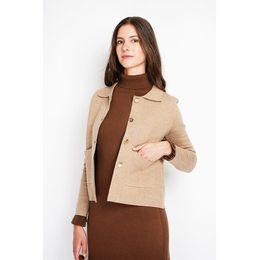 William de Faye Hemdjacke in Camel - 69% | Gr&ouml;&szlig;e 36 | Damenjacken