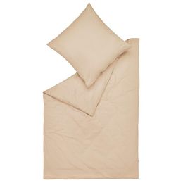 Esprit Flanell-Bettw&auml;sche-Set "Cuno" in Beige - 50% | Gr&ouml;&szlig;e 135x200 cm | Bettwaesche-bettwaren