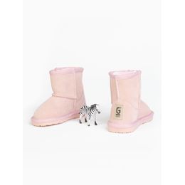 Gooce Leder-Winterboots "Ethel Toddler" in Rosa - 70% | Gr&ouml;&szlig;e 27 | Baby-stiefel-boots