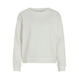 Vila Sweatshirt "Vifrieda" in Wei&szlig; - 45% | Gr&ouml;&szlig;e XL | Damen-sweatshirts-jacken