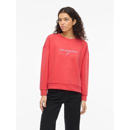 Vila Sweatshirt "Siffi" in Koralle - 60% | Gr&ouml;&szlig;e XS | Damen-sweatshirts-jacken