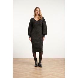 Smashed Lemon Strickkleid in Schwarz - 66% | Gr&ouml;&szlig;e L | Damen-kleider