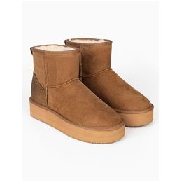 ISLAND BOOT Winterboots "Caspian" in Hellbraun - 80% | Gr&ouml;&szlig;e 36 | Damen-stiefel