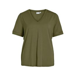 Vila Shirt in Khaki - 60% | Gr&ouml;&szlig;e S | Damen-tops