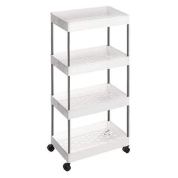 Songmics K&uuml;chenwagen in Wei&szlig;/ Silber - (B)40 x (H)88 x (T)22 cm - 10% | Regale