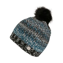 Regatta M&uuml;tze "Frosty Hat V" in Schwarz/ Blau/ Grau - 66% | Damen-muetzen-caps
