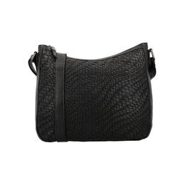 HIDE & STITCHES Leder-Schultertasche in Schwarz - (B)30 x (H)26 x (T)10 cm - 65% | Damen-taschen