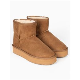ISLAND BOOT Winterboots "Stela" in Hellbraun - 81% | Gr&ouml;&szlig;e 41 | Damen-stiefel