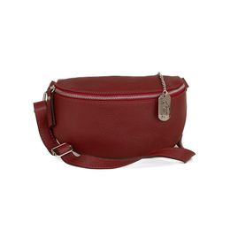 Anna Morellini Leder-G&uuml;rteltasche "Berenice" in Bordeaux - (B)25 x (H)14 x (T)1 cm - 75% | Damen-koffer-reisegepaeck