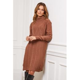 Jos&eacute;fine Strickkleid "Felicidad" in Camel - 72% | Gr&ouml;&szlig;e M | Damen-kleider