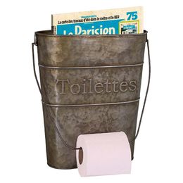 Anticline Toilettenpapierhalter in Braun - (B)25 x (H)30 x (T)12 cm - 58% | Badezimmer-accessoires