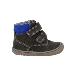 Richter Shoes Leder-Sneakers "Maxi" in Anthrazit/ Blau - 52% | Gr&ouml;&szlig;e 24 | Babysneakers